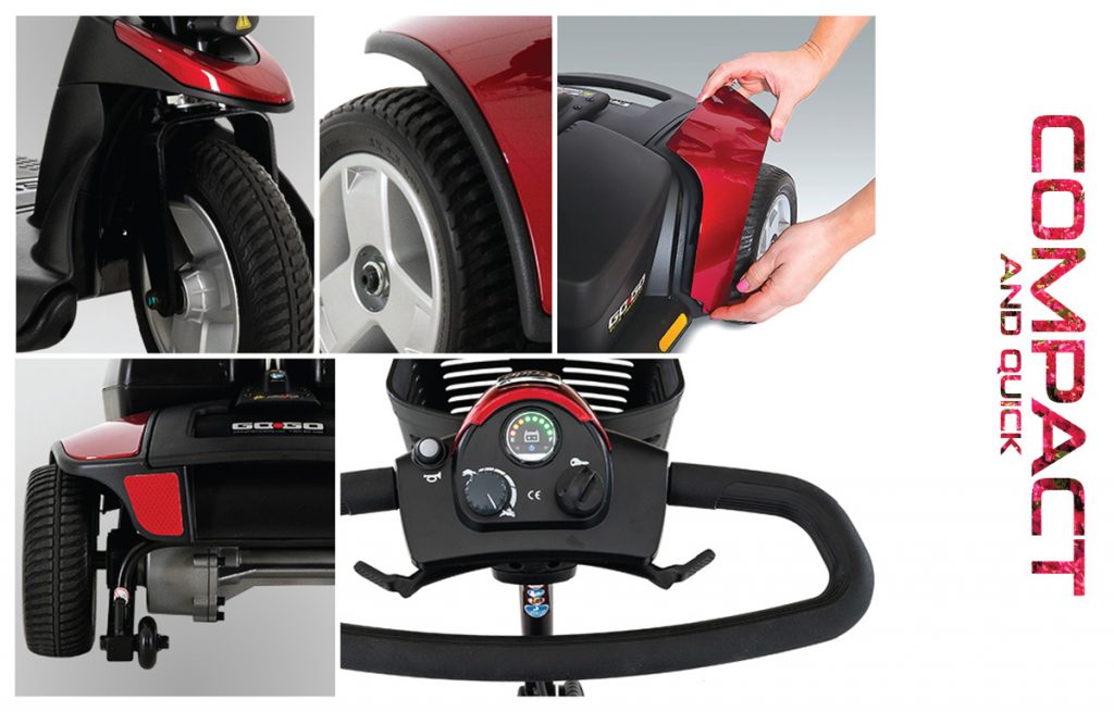 Go-Go® Elite Traveller 3-Wheel Mobility Scooter - Foster Medical